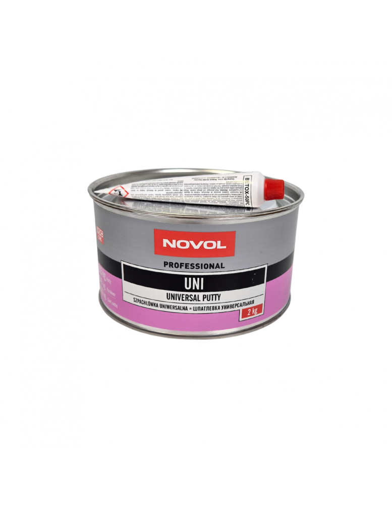 NOVOL Professional UNI 2KG Easy Sand Fine Body Filler Car Finishing Putty